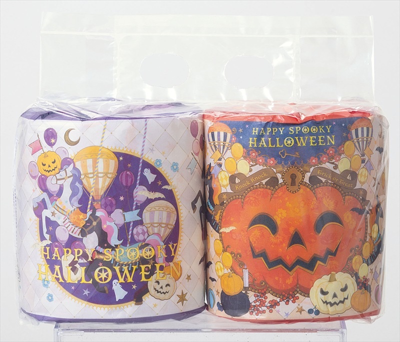 ハッピーハロウィン／トイレットロール2ロール｜ノベルティ・販促品・記念品・名入れグッズの景品広場